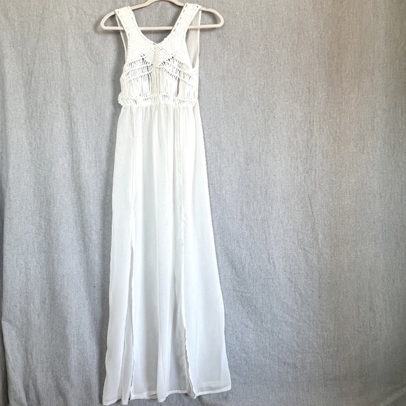 Beachsissi | Swim | Beachsissi Women Macrame Crochet Maxi Swimsuit ...